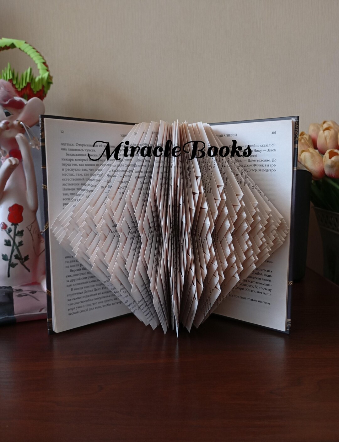 Geometric BOOK FOLDING PATTERN Figures 7 (diamonds 2) + Instructions ...