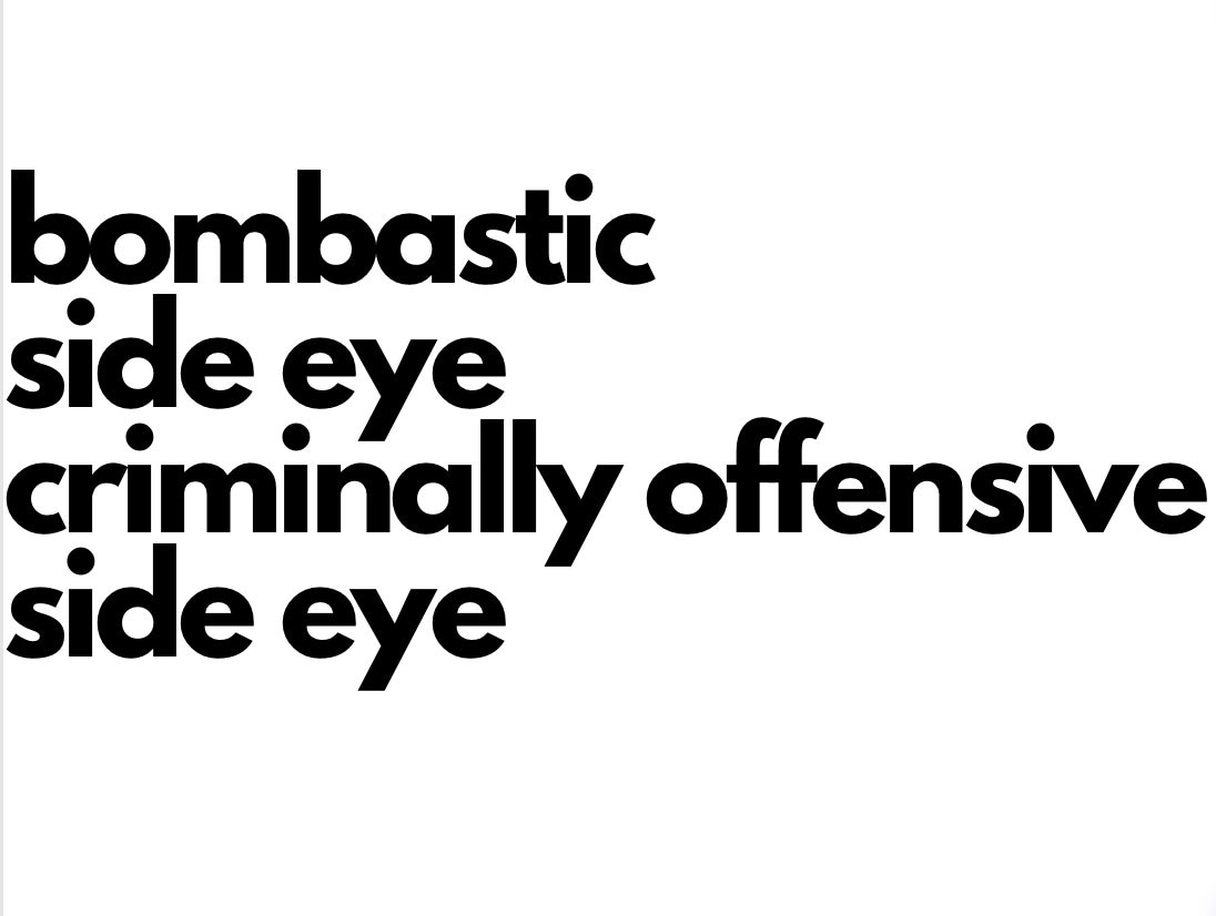 Bombastic Side Eye Criminally Offensive Side Eye Funny Tiktok Viral ...