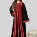 Palestinian Thobe Tatreez Little Girls Red and Black With Manajel - Etsy