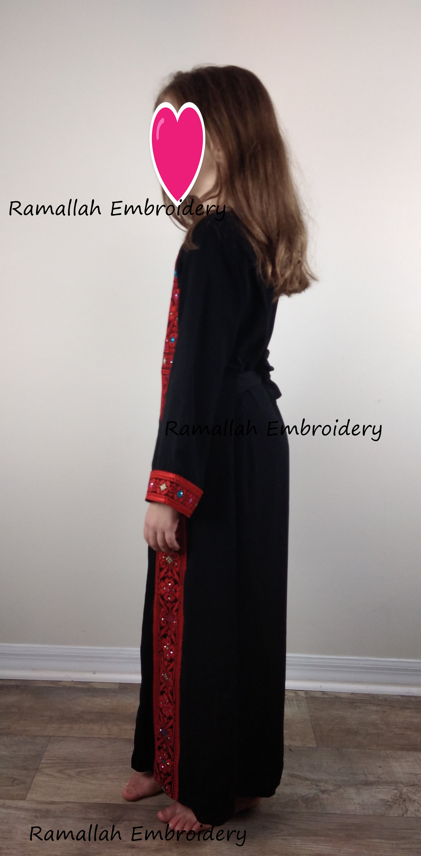 Embroidery Palestinian Girl Dress Thobe Tatreez Heritage Thob - Etsy