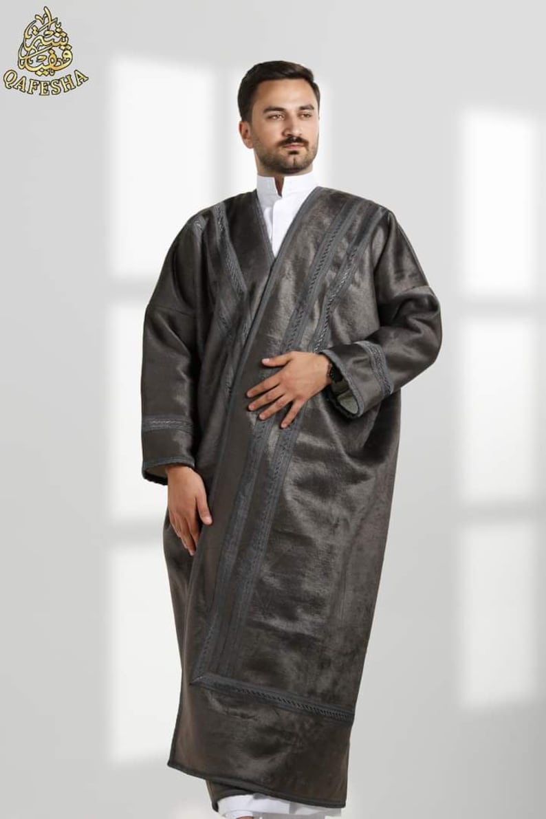 Farwa Fur Bisht Arabic Cloak Winter Coat - Etsy