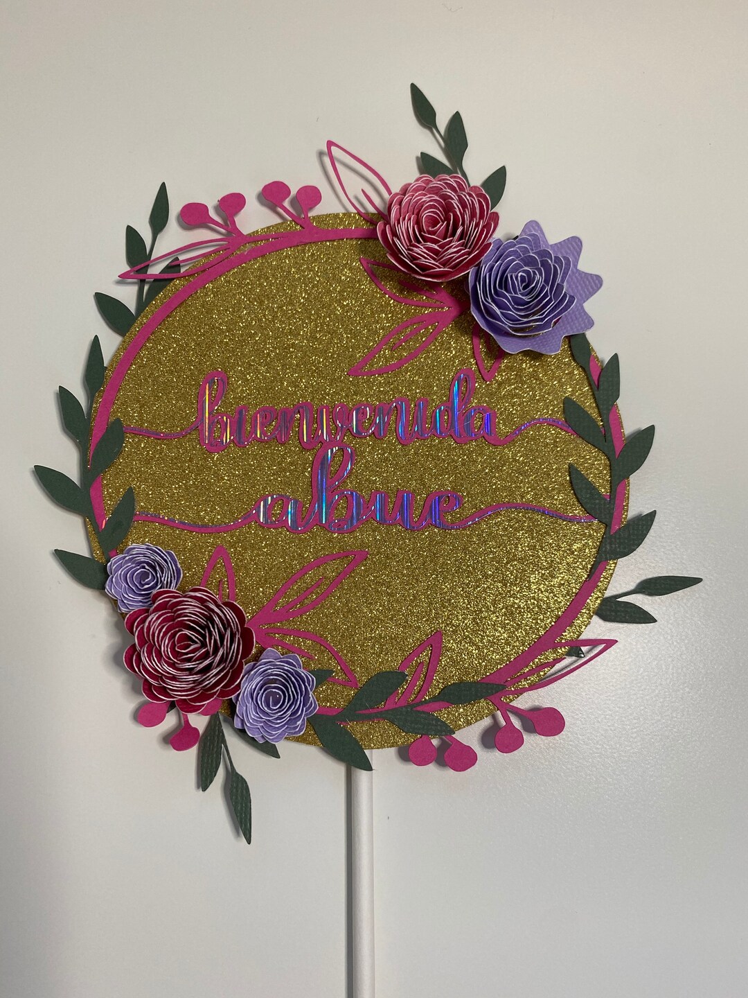 Welcome Cake Topper - Etsy