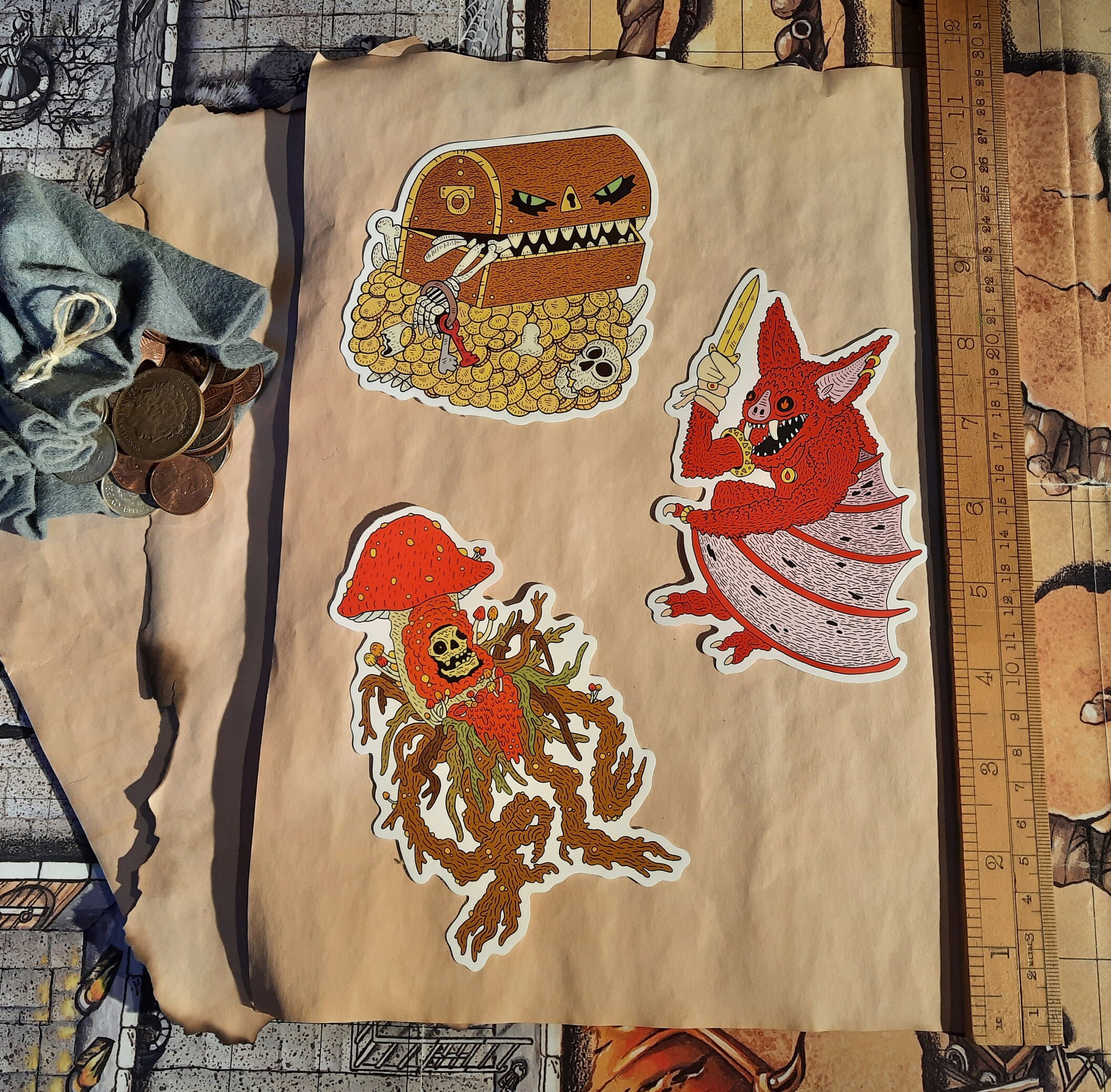 DUNGEON Sticker Pack - Etsy