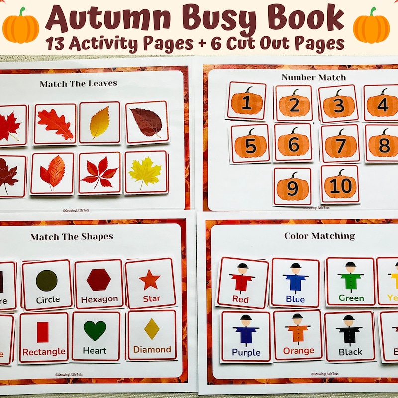 Busy Bags Printables - Etsy