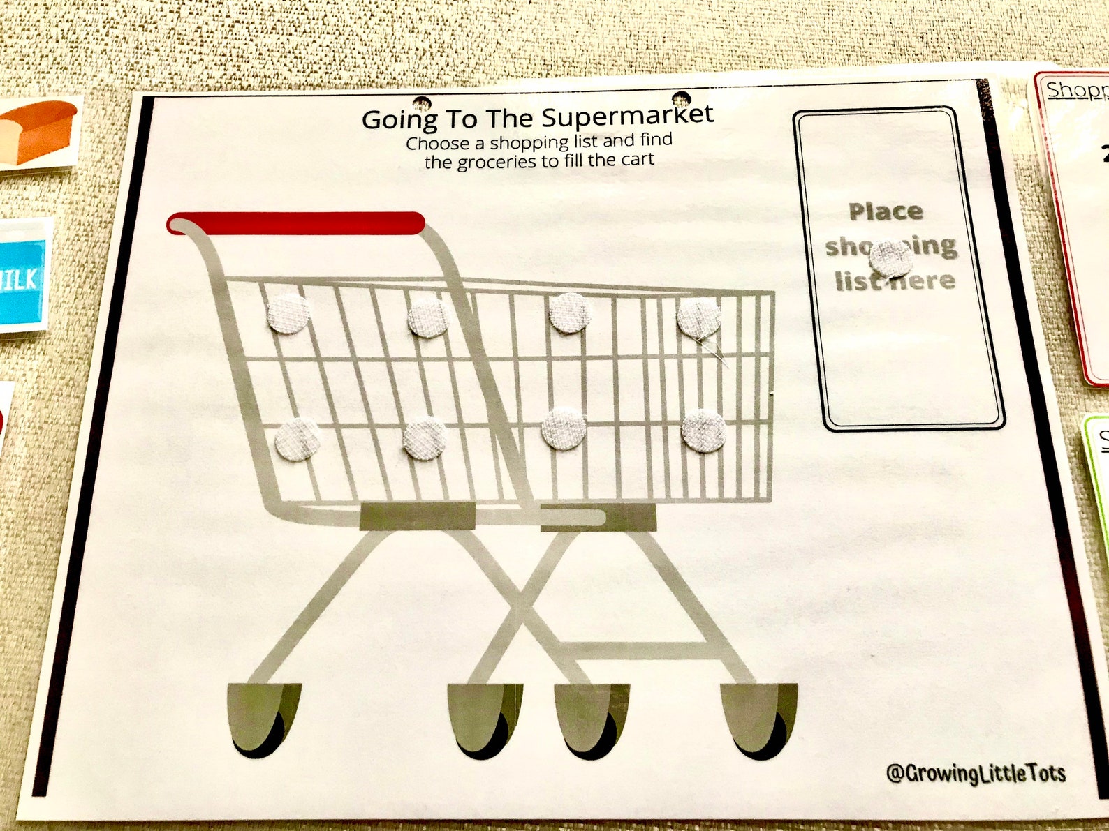 Supermarket Activity | Pre-school Activity Sheet - Etsy UK