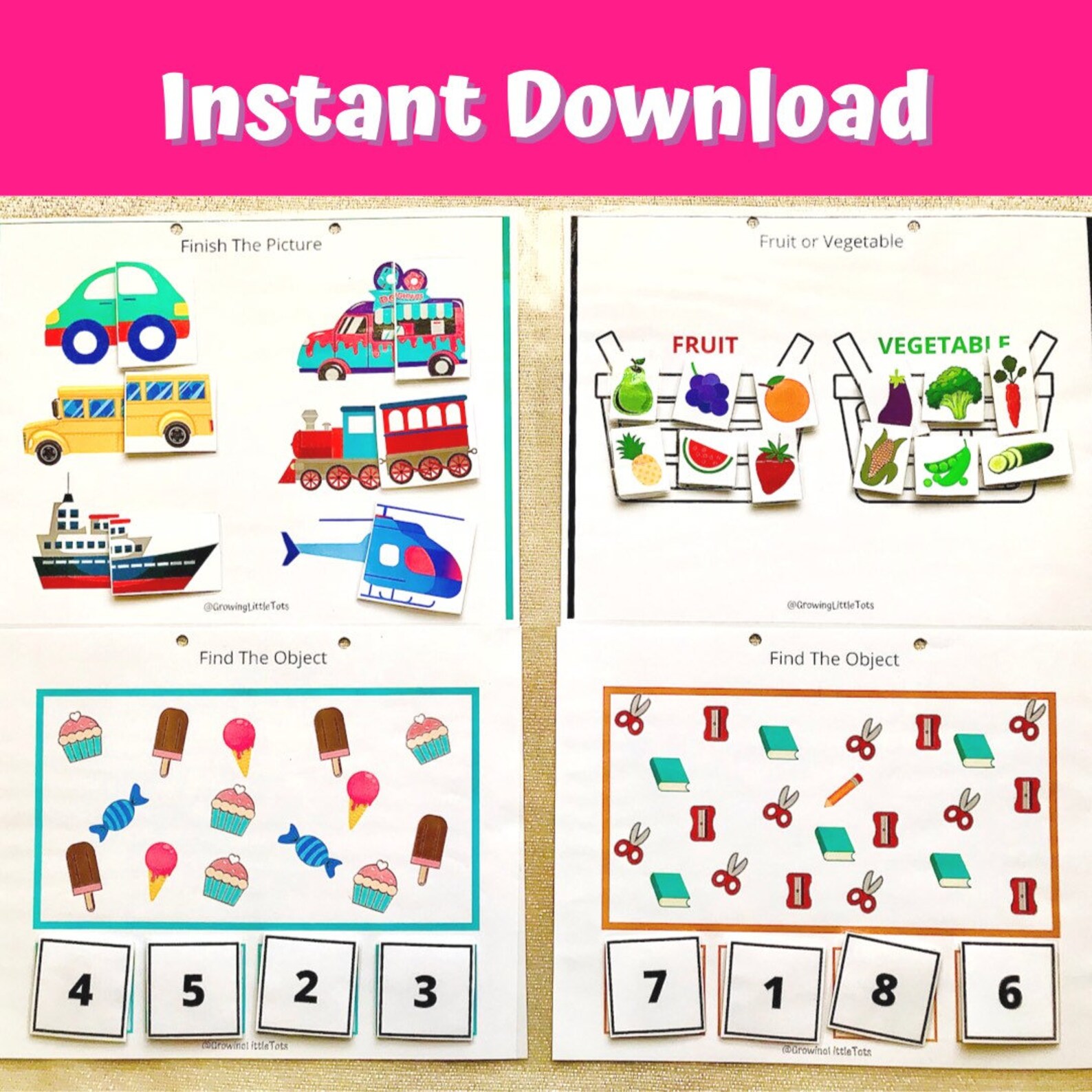 Preschool Busy Book Learning Binder Toddler Learning - Etsy UK