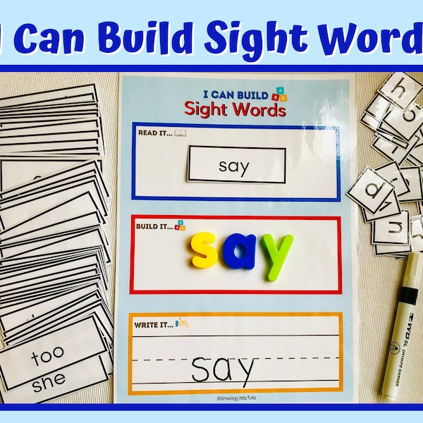 Sight Words - Etsy