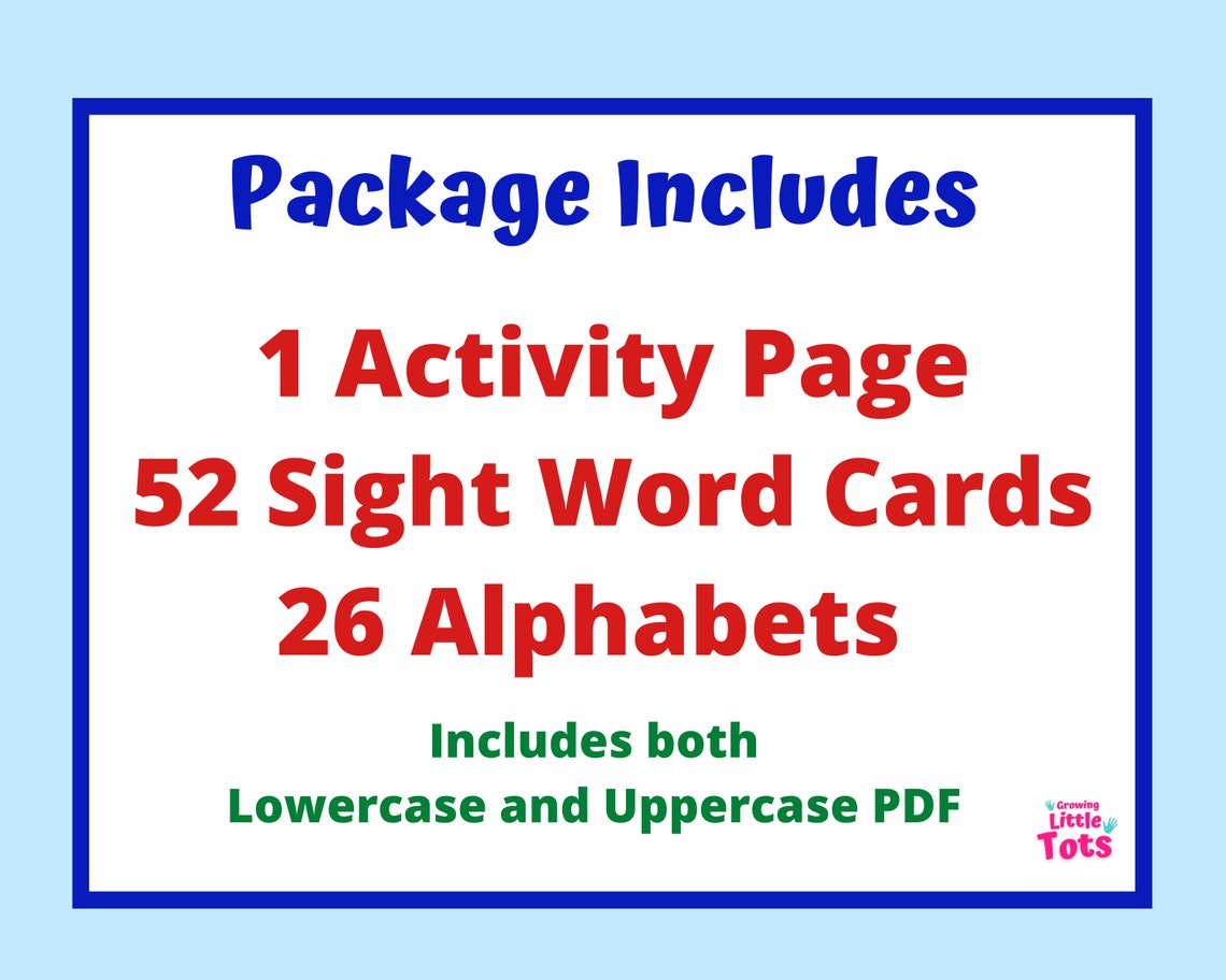 Sight Words Builder Read Build and Write Sight Words | Etsy