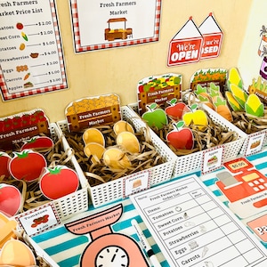 Farmers Market Kit, Dramatic Play Centre Props, Farmers Market ...