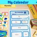 Kids Calendar Printable, Perpetual Calendar, Circle Time, Morning ...