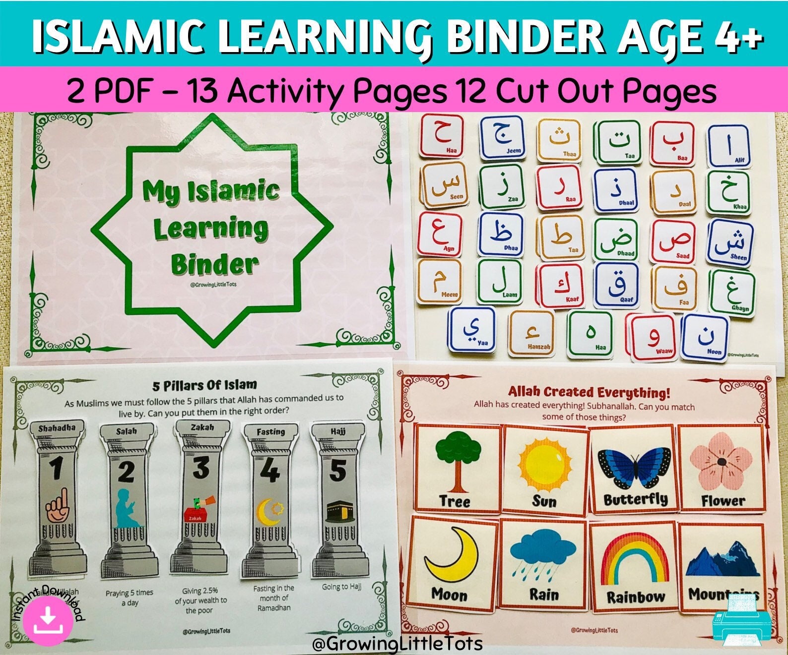 Islamic Busy Book Islamic Learning Binder Ramadan - Etsy