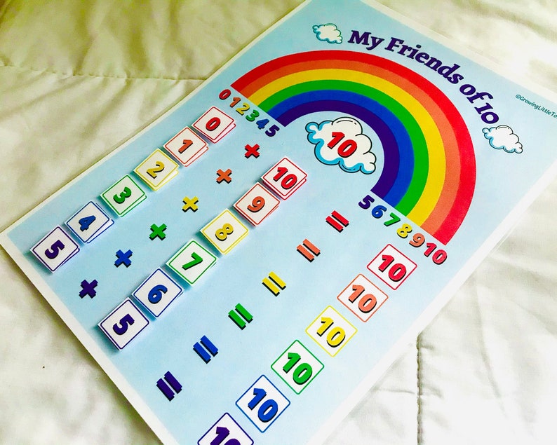 Number Bonds of 10, Learning Resources, Homeschool, Pre-school ...