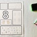 Number 1-10 Tracing Mat Printable Play Dough Mat Tracing Activity ...