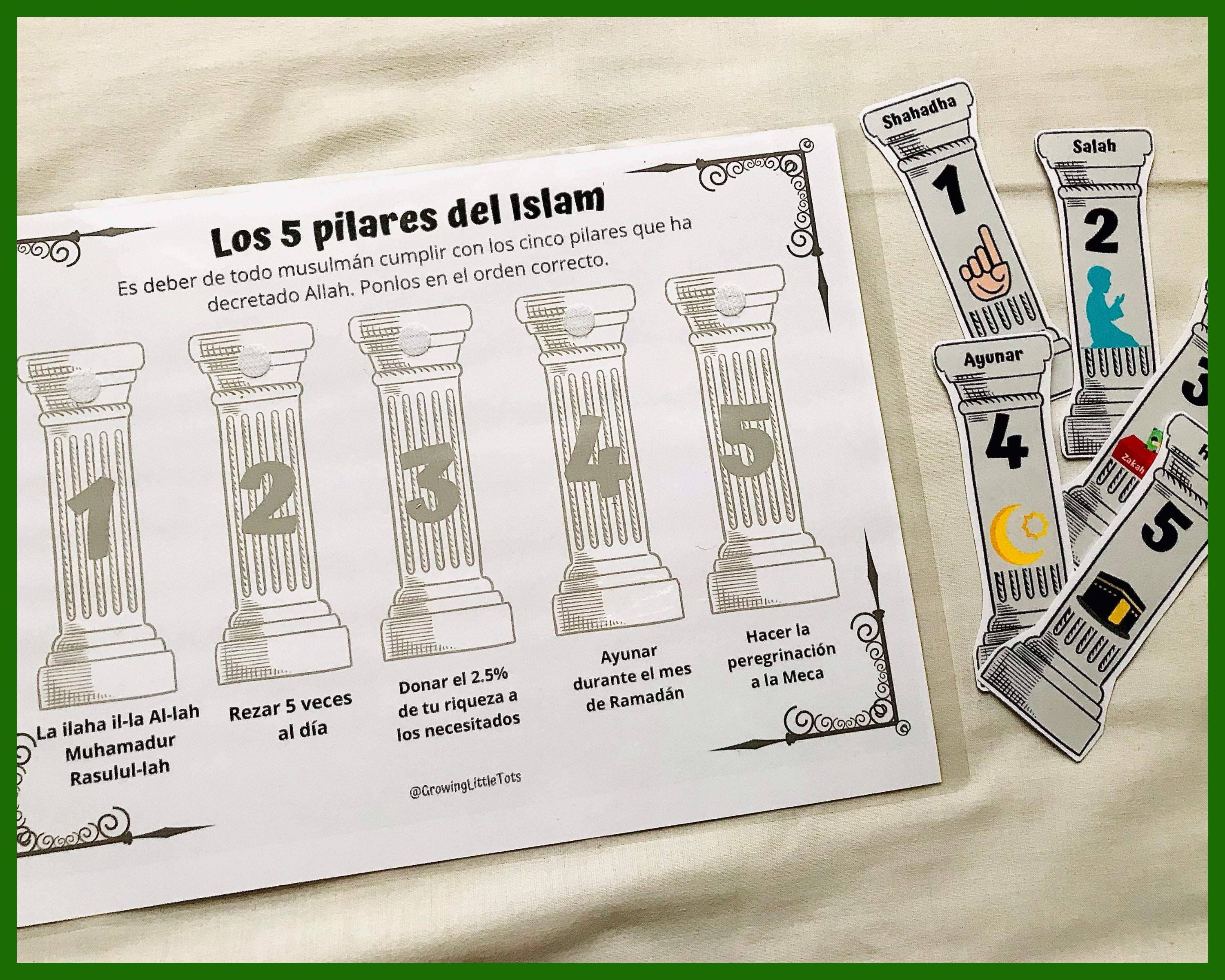 Spanish Islamic Busy Book Printable Spanish Islamic - Etsy