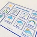 Weather Matching Activity Preschool Busy Book Activity | Etsy