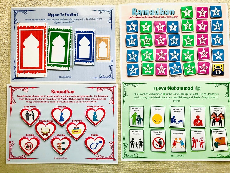 Islamic Busy Book Islamic Learning Binder Ramadan - Etsy