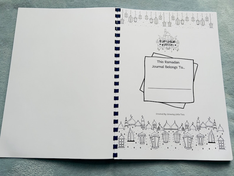Ramadan Journal for Kids Ramadan Activities Islamic - Etsy