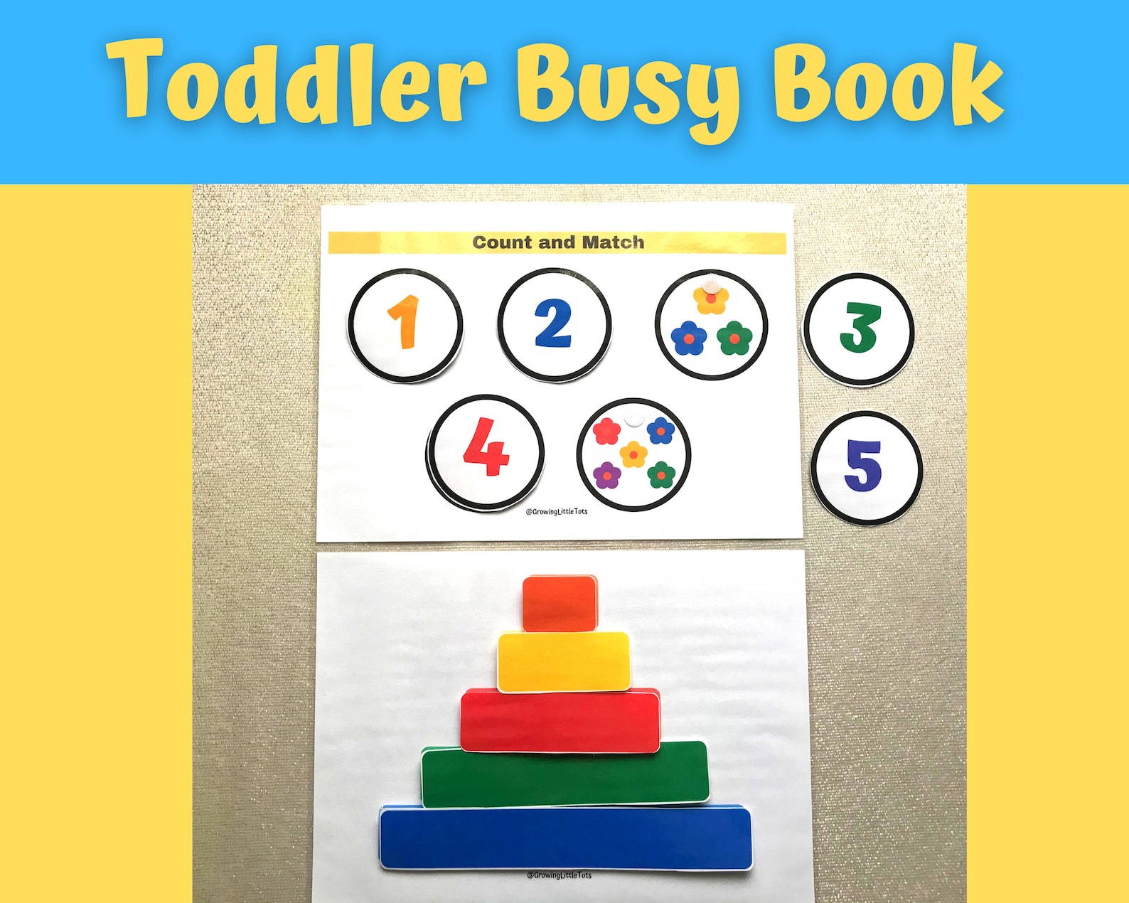 Toddler Busy Book | Learning Binder | Preschool Busy Book | Toddler ...