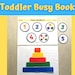 Toddler Busy Book | Learning Binder | Preschool Busy Book | Toddler ...