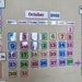 Circle Time Calendar Board Printable, Months of the Year, Days of the ...