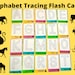 Alphabet Tracing Flash Cards Animal Themed Flash Cards - Etsy