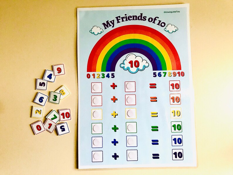 Number Bonds of 10, Learning Resources, Homeschool, Pre-school ...