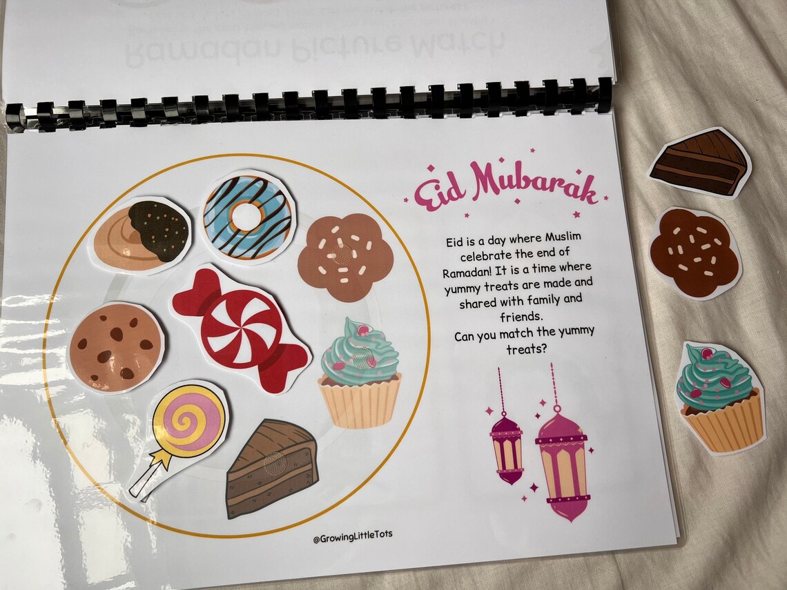 Islamic Toddler Busy Book Islamic Themed Learning Binder - Etsy
