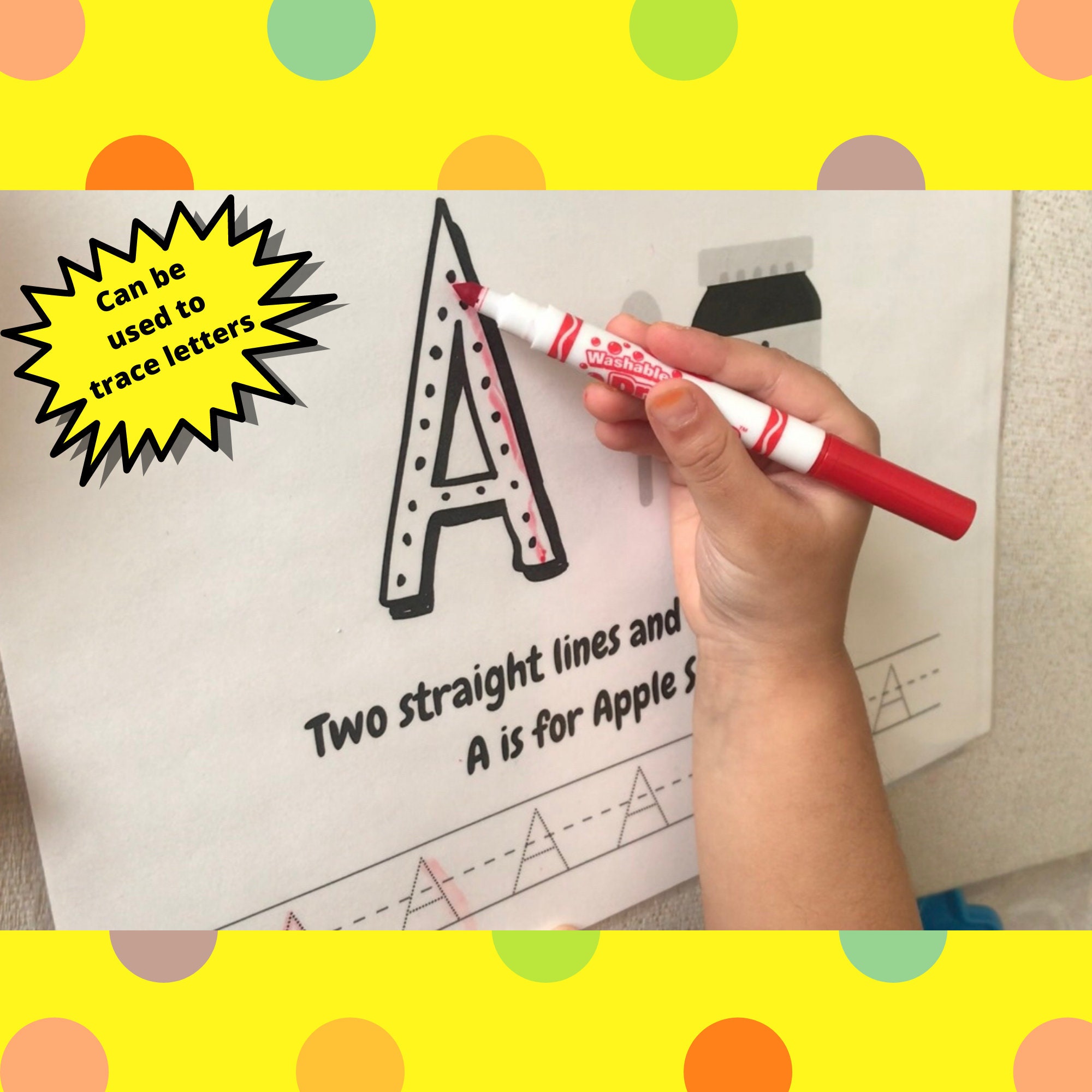 Alphabet Rhyming Play Dough Mat Alphabet Tracing Mat - Etsy