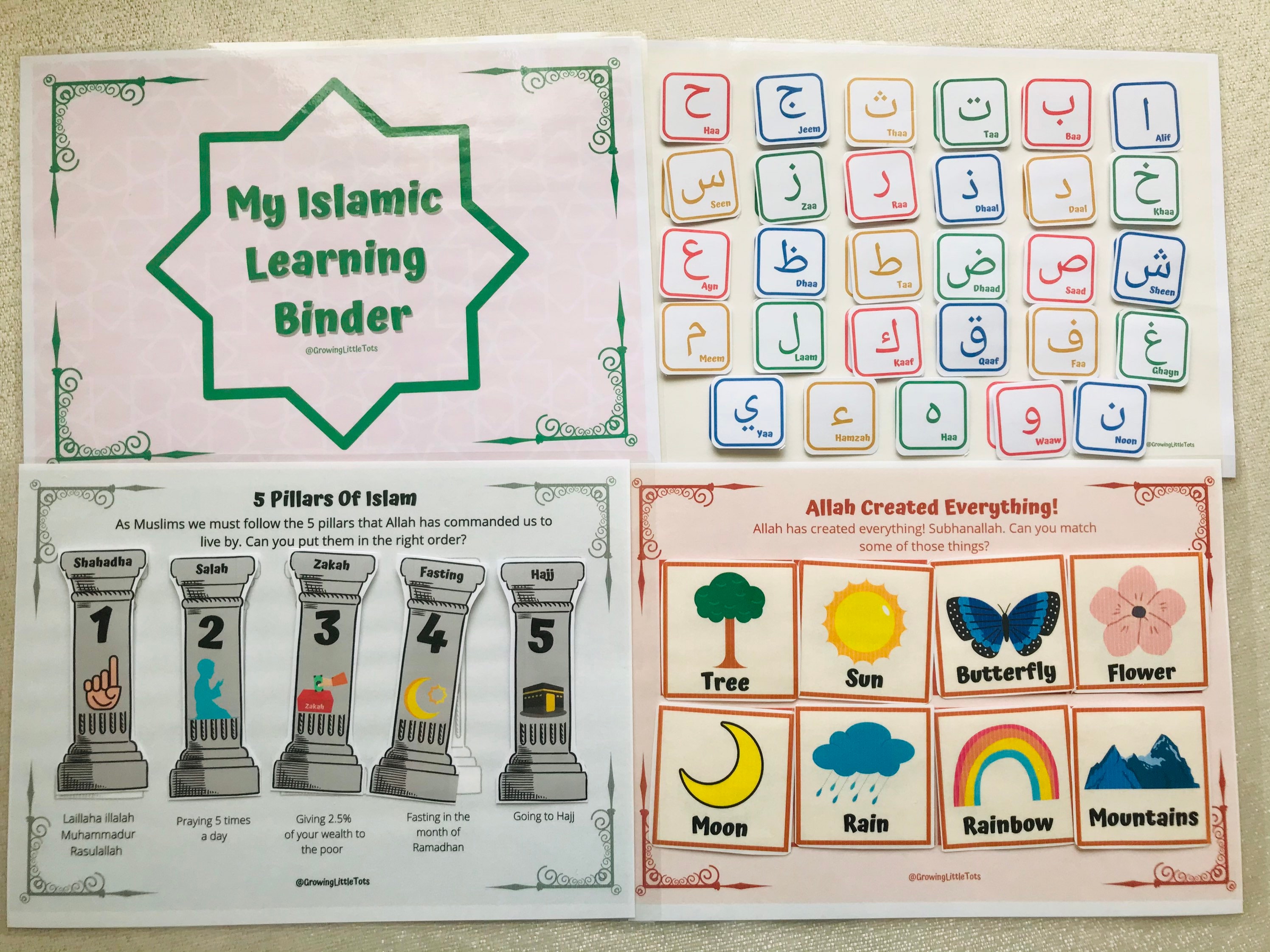 Islamic Busy Book Islamic Learning Binder Ramadan - Etsy UK