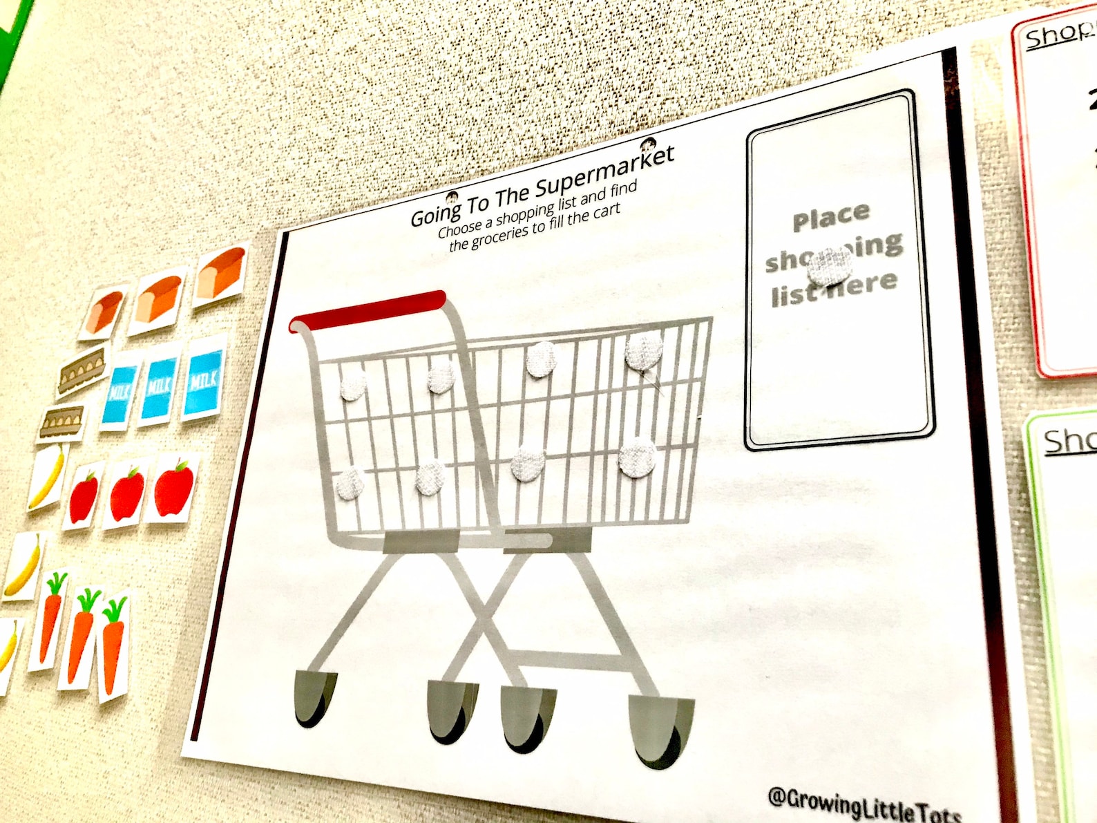 Supermarket Activity | Pre-school Activity Sheet - Etsy UK