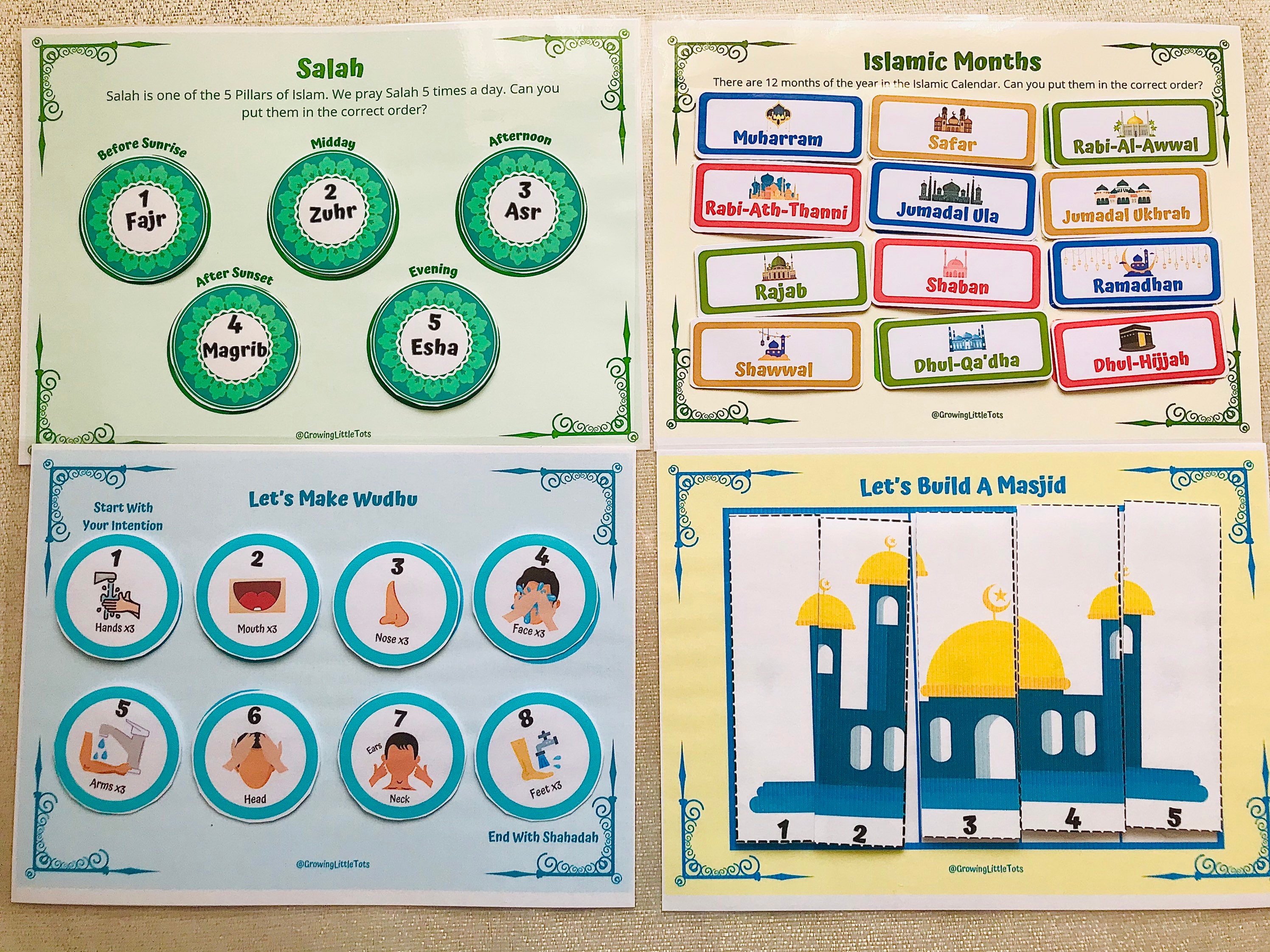 Islamic Busy Book Islamic Learning Binder Ramadan - Etsy UK