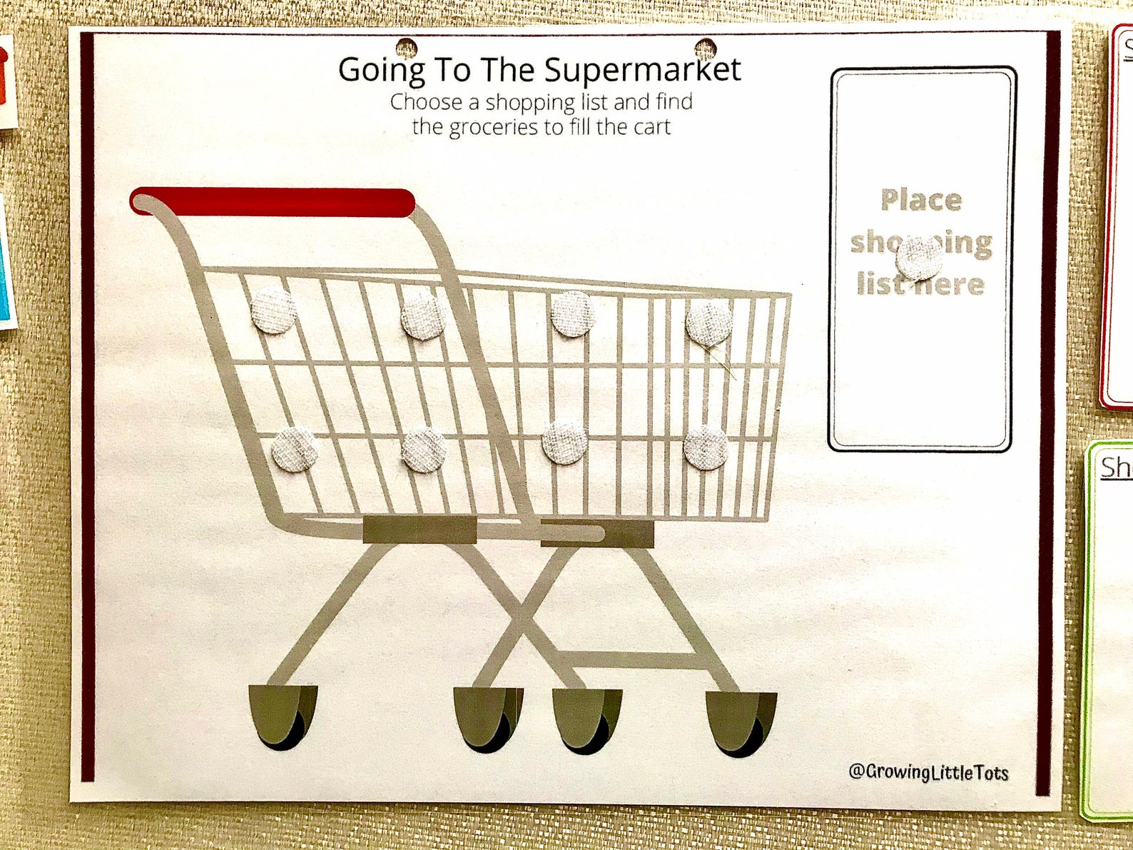 Supermarket Activity | Pre-school Activity Sheet - Etsy UK