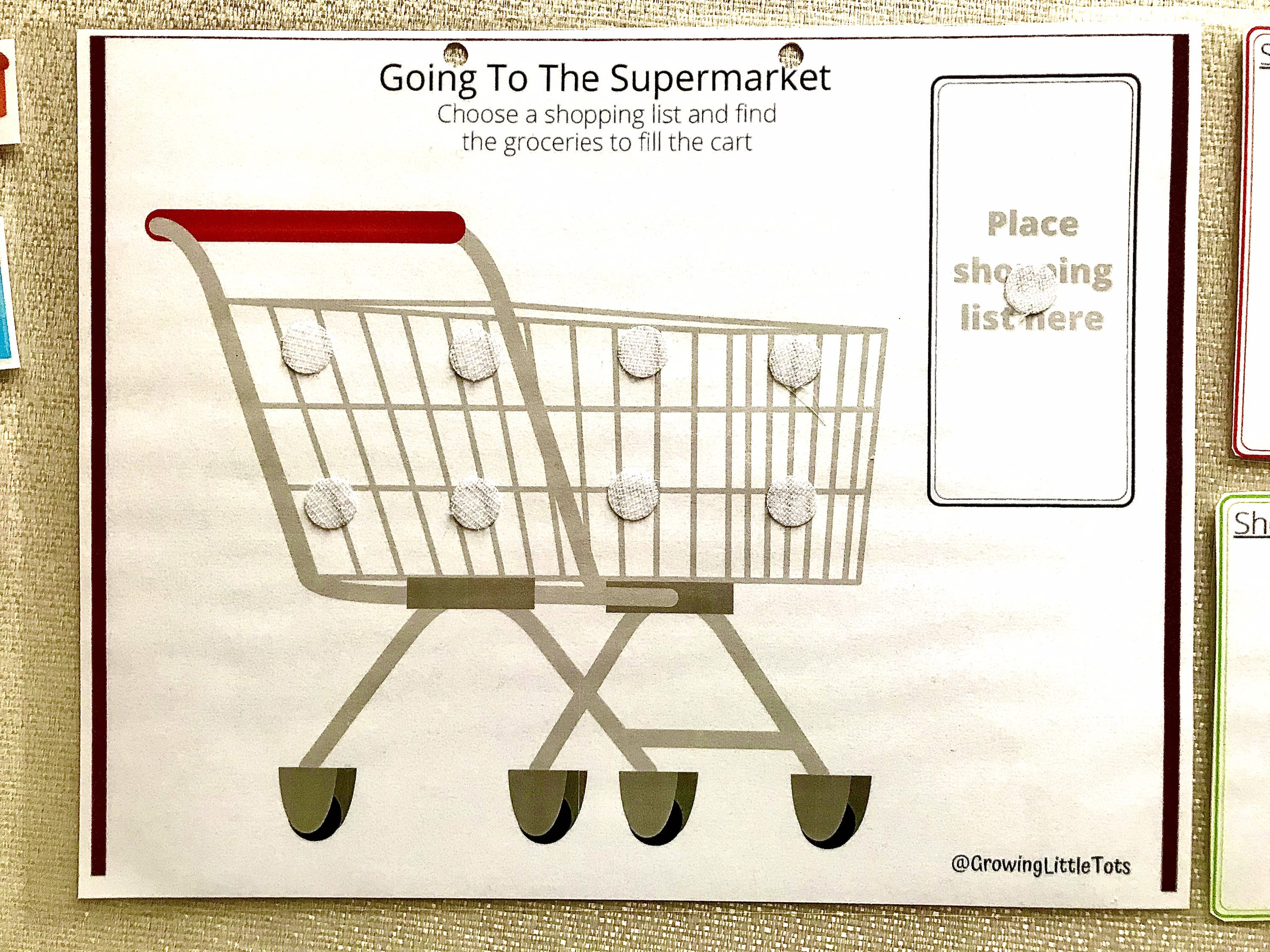 Supermarket Activity | Pre-school Activity Sheet - Etsy