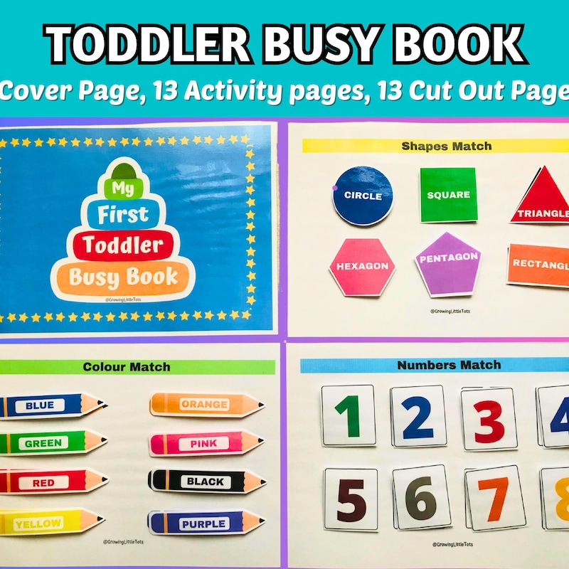 Preschool Learning Binder - Etsy
