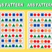 Shapes Pattern Cards | Pattern Strips | Preschool Pattern Activity | AB ...