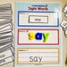 Sight Words Builder Read Build and Write Sight Words - Etsy