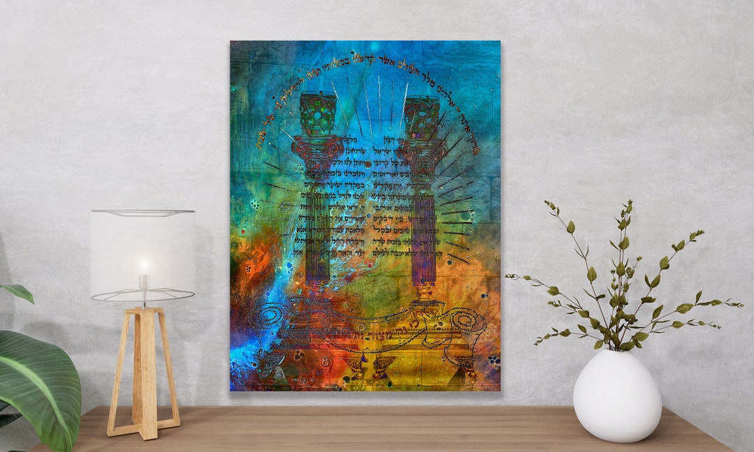 Shabbat Candle Art, Jewish Prayer, Wall Art,canvas Art, Acrylic Art ...