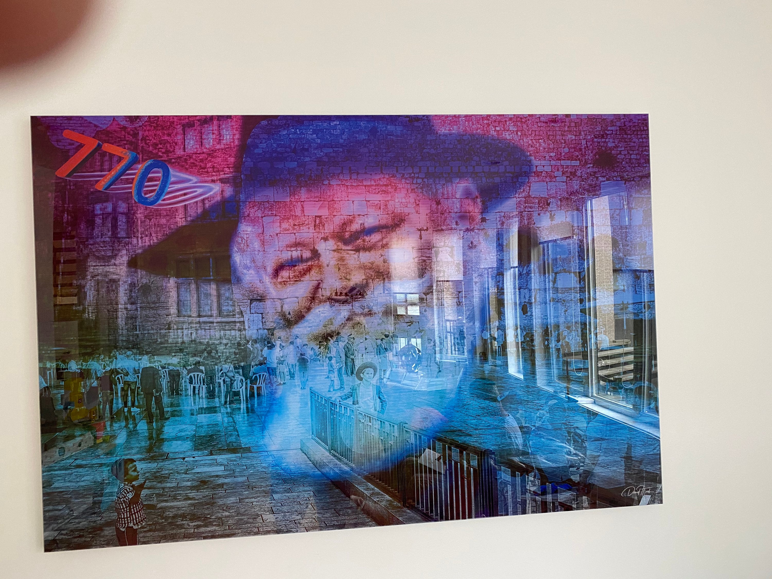 Lubavitch Rebbe, Judaica 770 Art, Jewish Modern Wall Art for Jewish ...