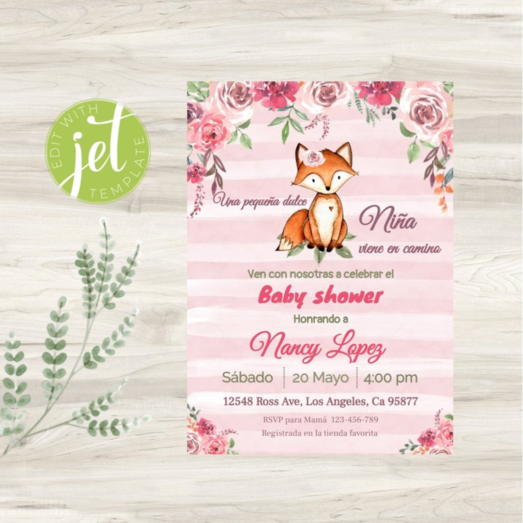 Invitaciones Para Baby Shower invitacion Para Baby Shower De Niña baby ...