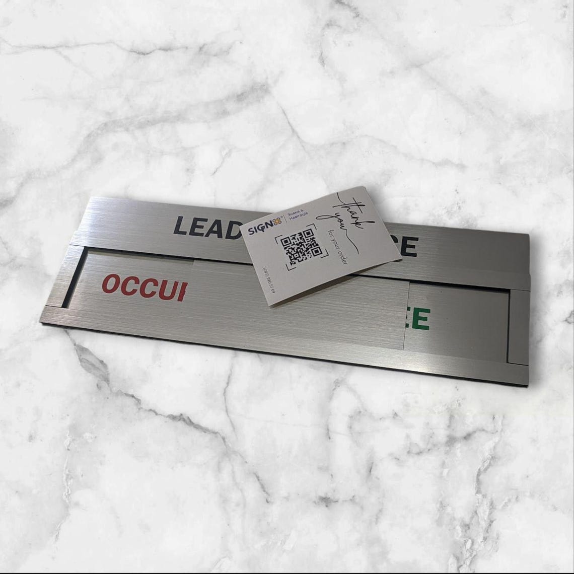 Sliding Door Sign for Office Rooms Occupied/available Status Indicator ...