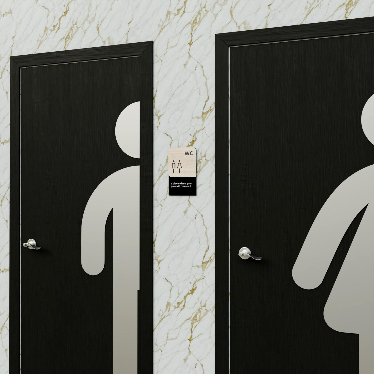 Personalize Custom Sign (restroom, SPA, Parking, Etc): Oak & Aluminum ...