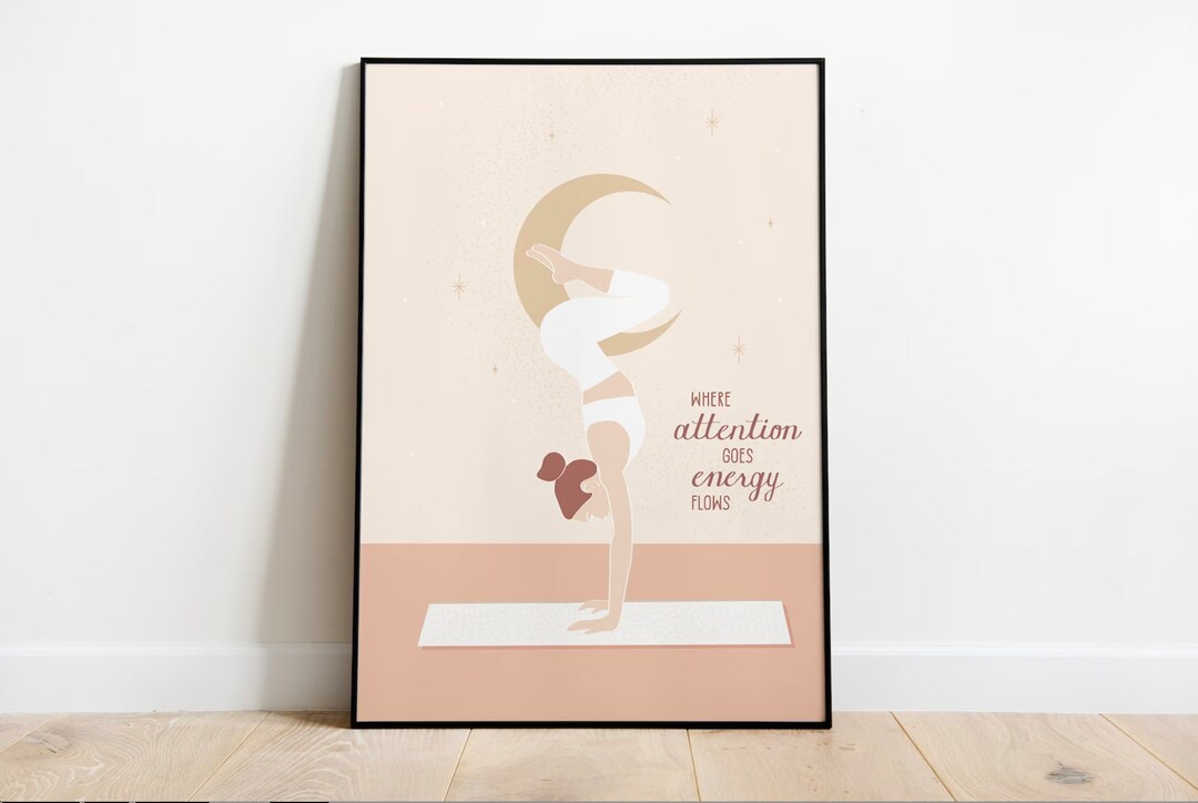 Yoga Poster DIN A4, DINA3, DINA2 – Digital Product - Etsy