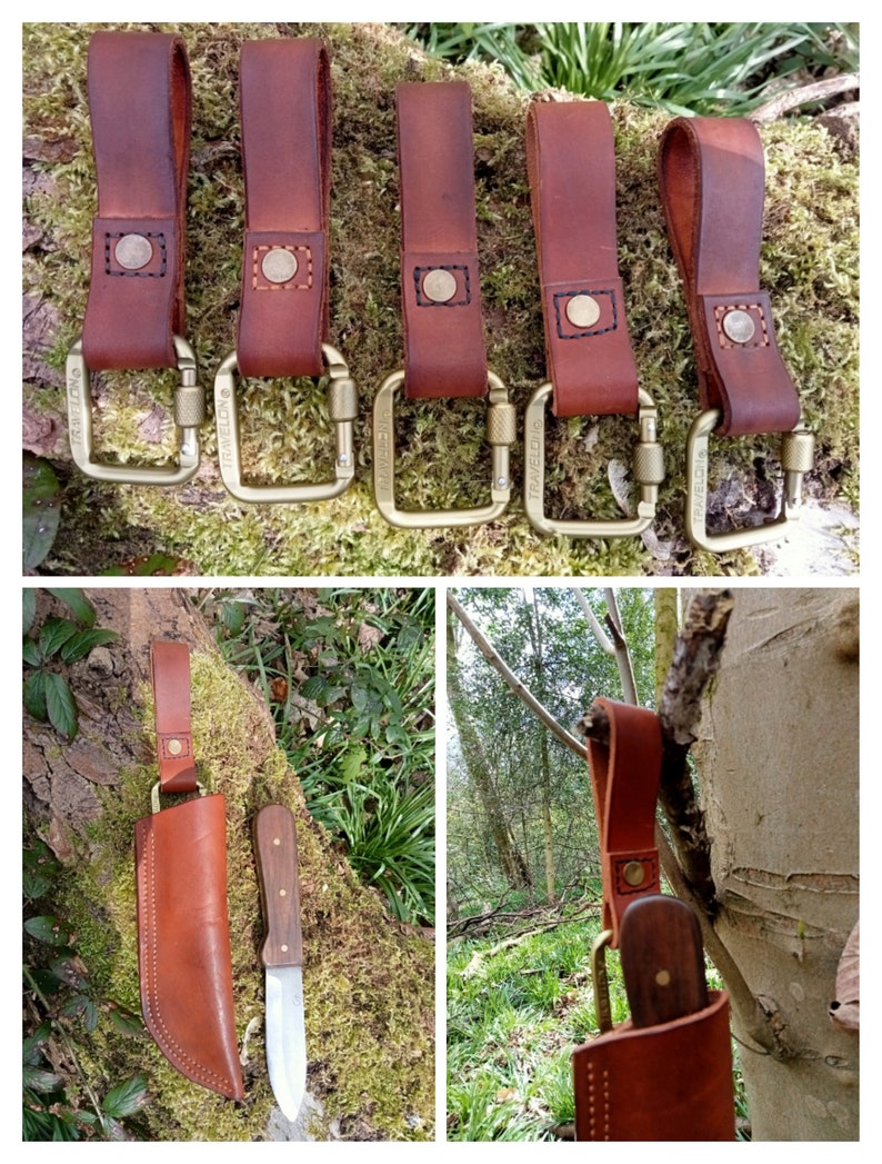 Knife Sheath Leather Dangler - Etsy