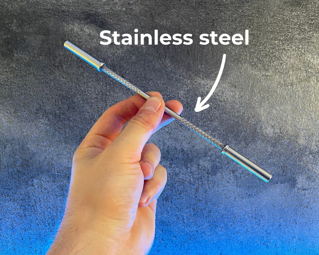 Mini Metal Barbell - PR Tracker - Stainless Steel Powerlifting ...