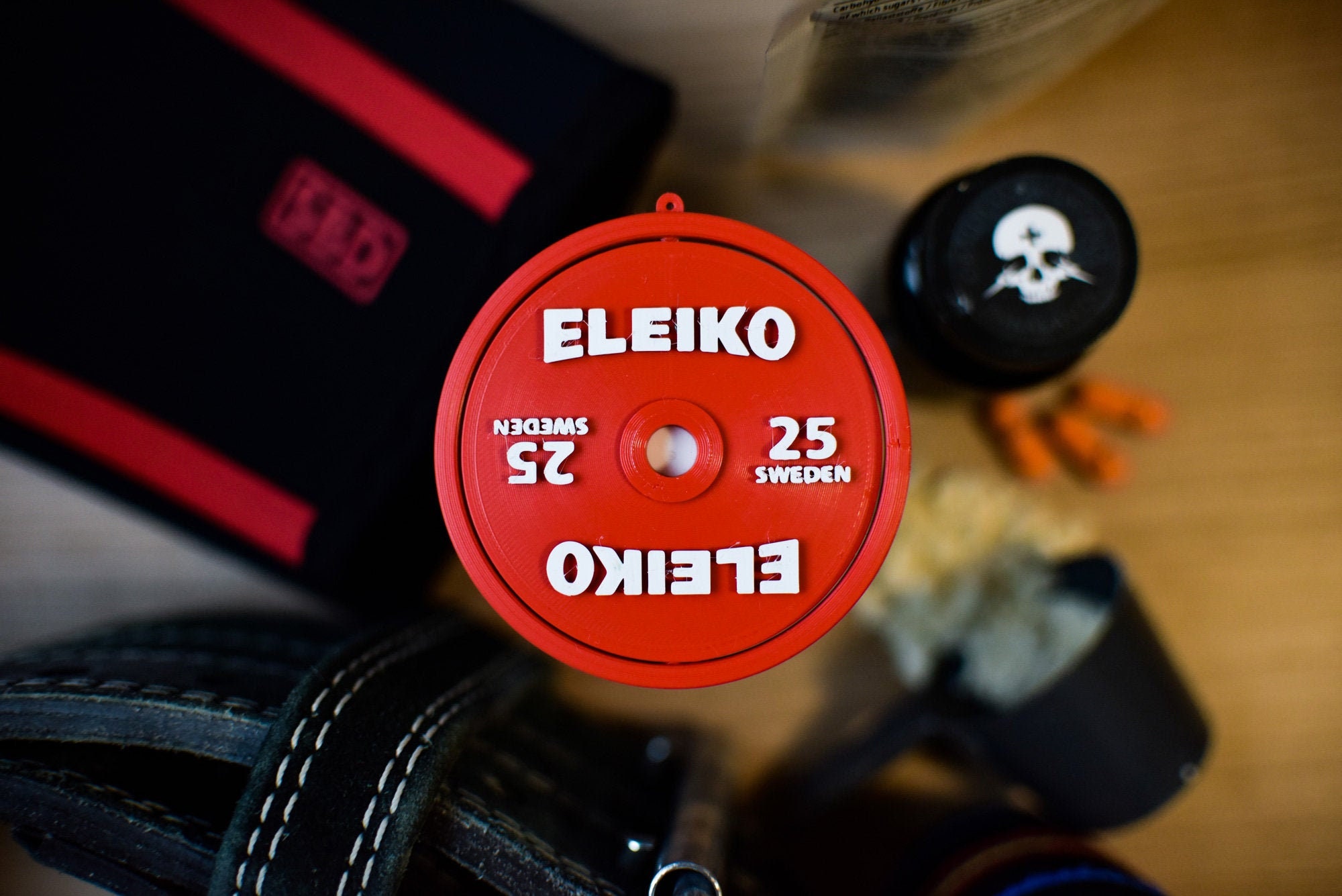 Personalized Eleiko weight plate ornament Weightlifting | Etsy