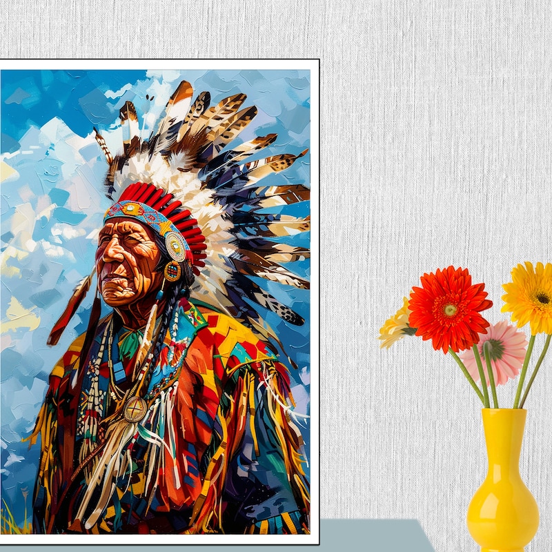 Native Indian Prints - Etsy