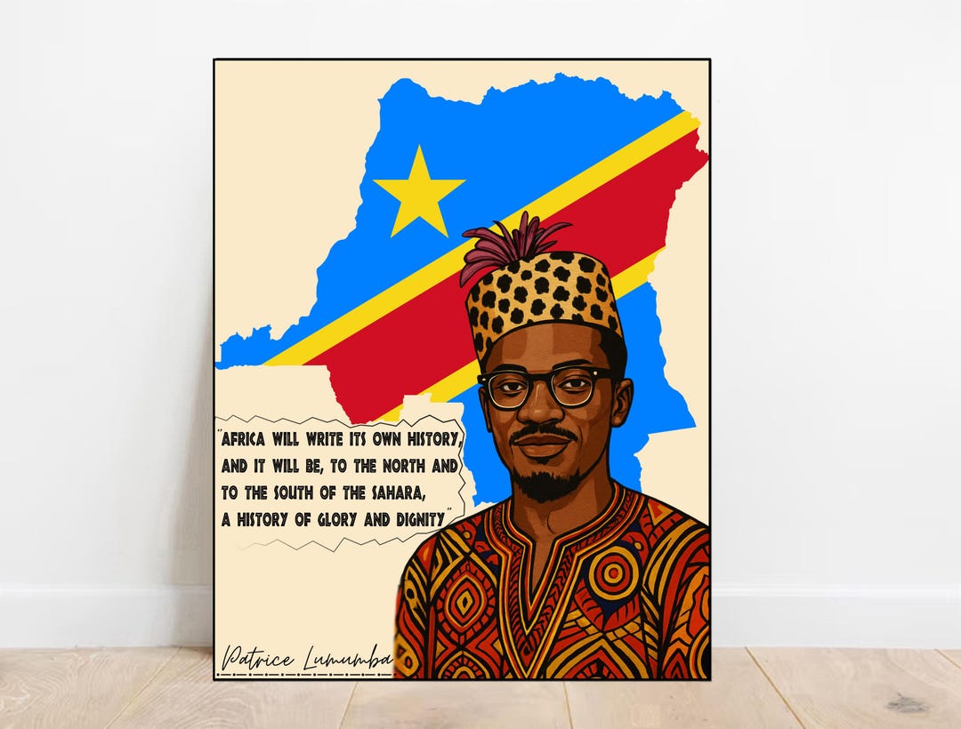 Patrice Lumumba Quotes Digital Download Art Pan Africanism Wall Art ...