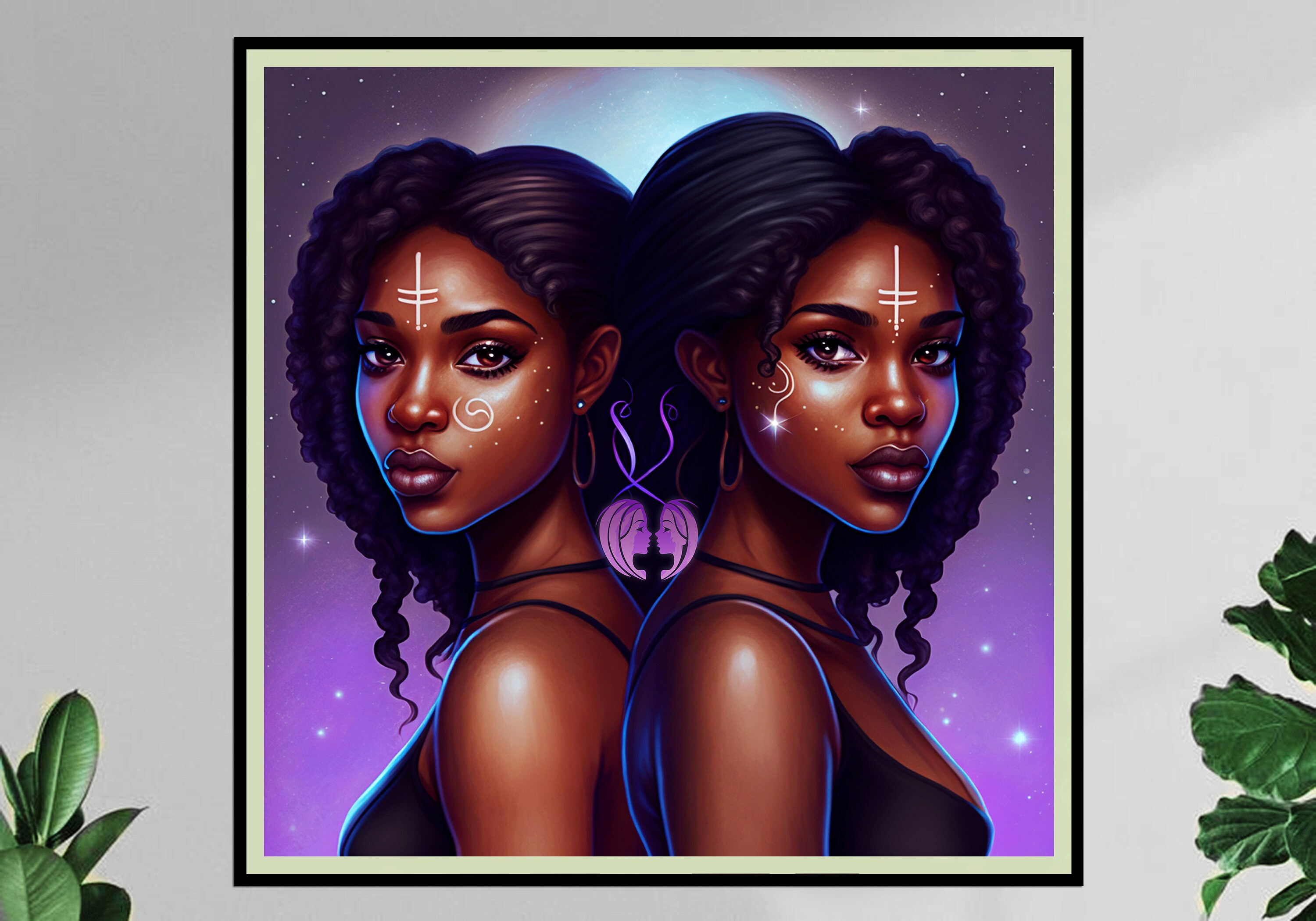 Gemini Zodiac Print Gemini Printable Digital Download Print - Etsy