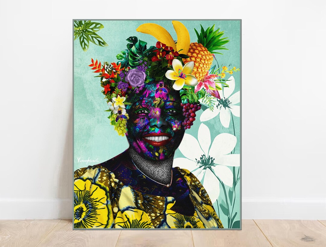 Colorful Wangari Maathai Poster Print Kenyan Wall Art Inspiring Women ...
