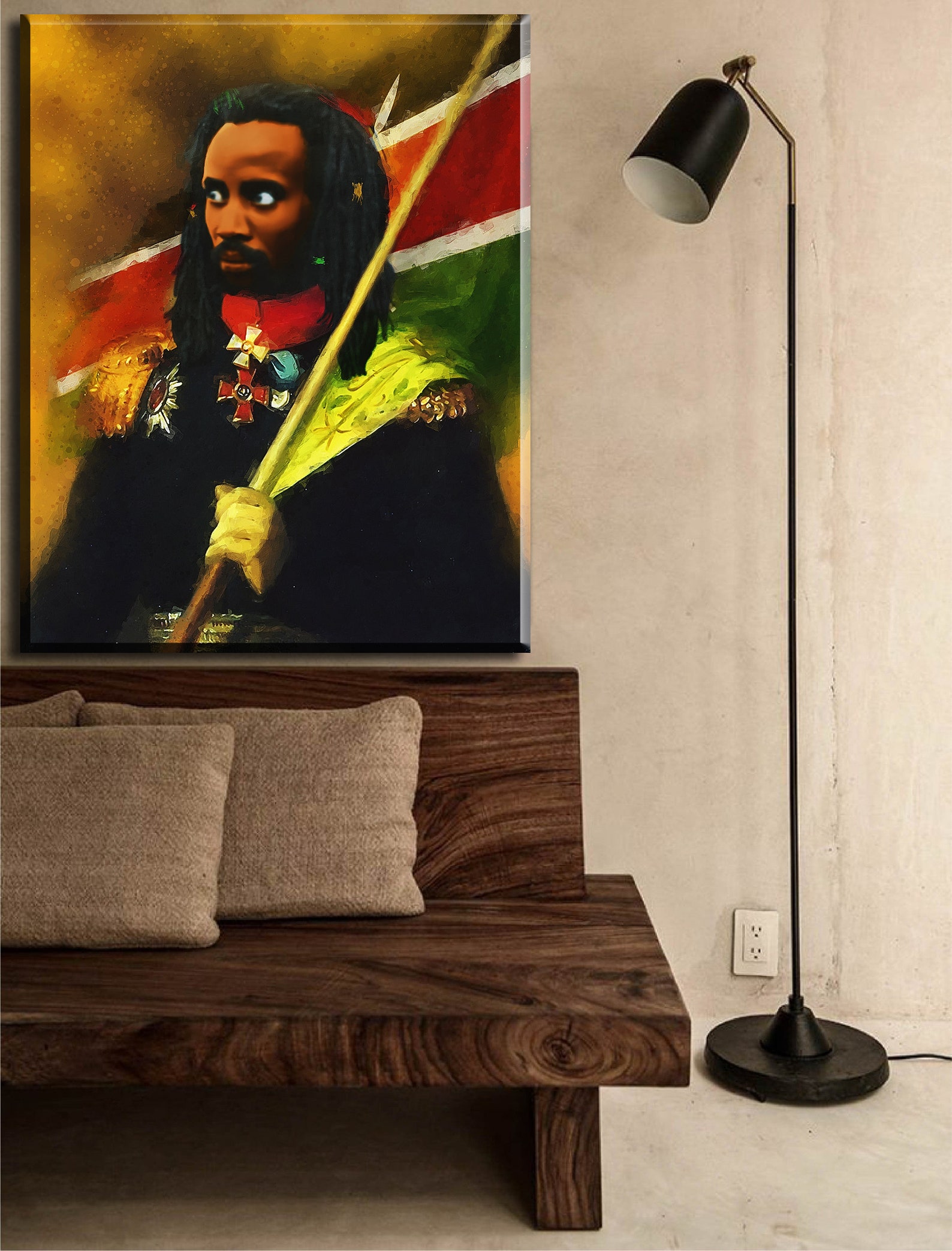 Field Marshal Musa Mwariama Mau Mau Art Kenyan Art Kikuyu - Etsy